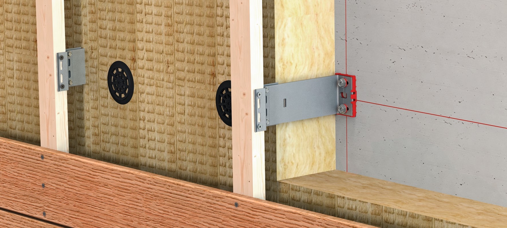 Vorgehängte hinterlüftete Holzfassade - Hilti Österreich